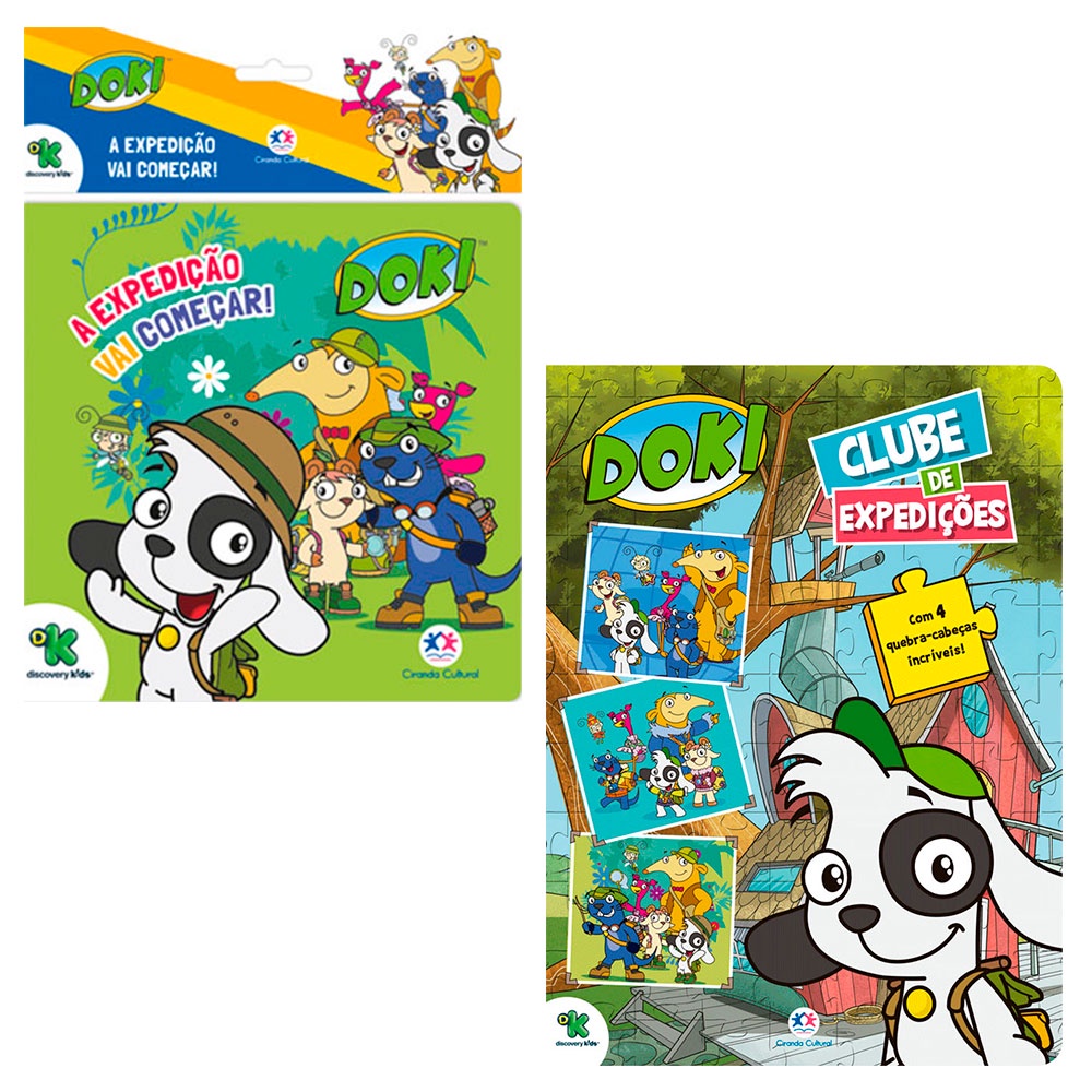 Kit Livros Doki Banho e Quebra-cabeça | Shopee Brasil