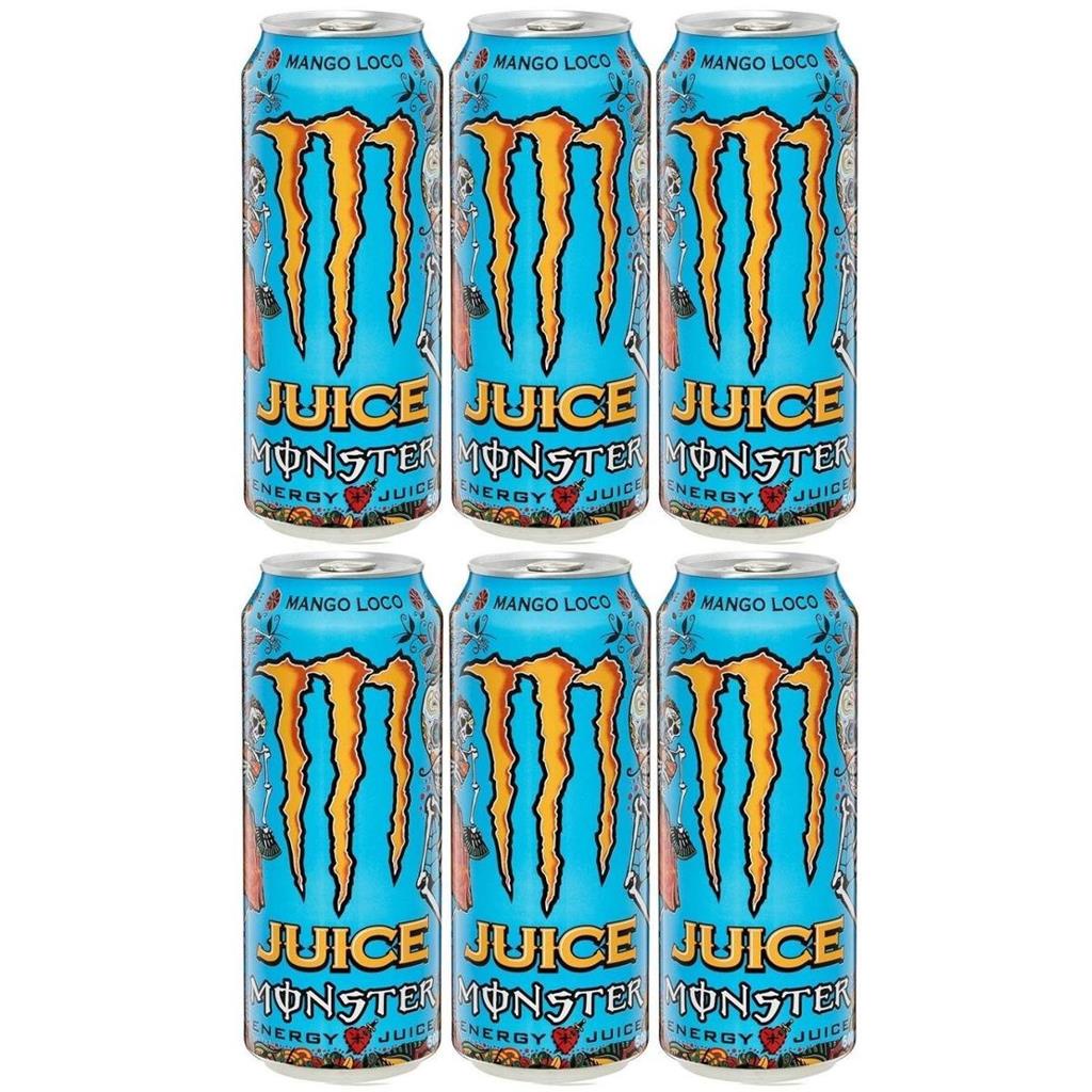 Monster Energy Juice Mango Loco Suco Fardo 6 Latas 473ml Top - Desconto ...