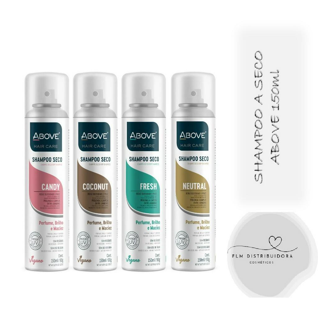 Shampoo Seco Spray Above - 150ml/90g (escolha o tipo) | Shopee Brasil