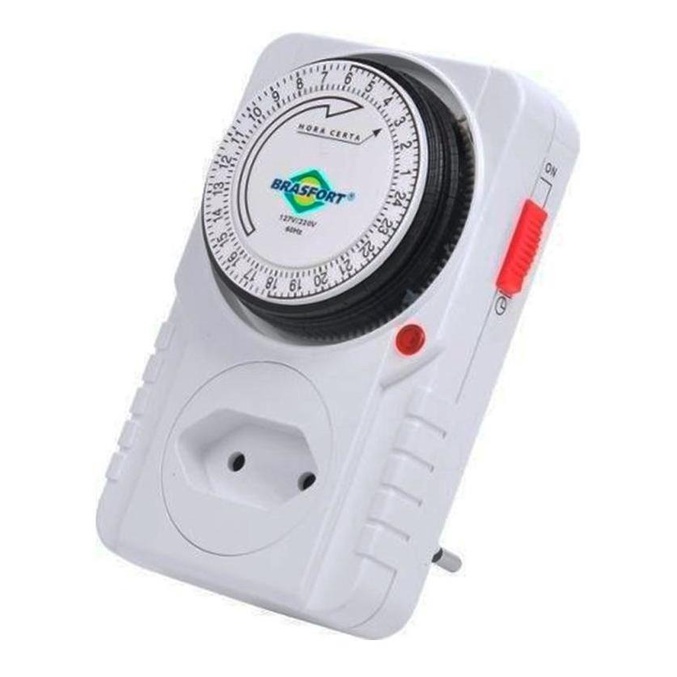 Timer Temporizador Analogico Bivolt Automatico 127 / 220v | Shopee Brasil