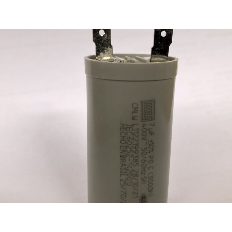 Capacitor Permanente 7uf 10% PO B (1000h) 400v 50/60hz SH ( AMB 46°C ...