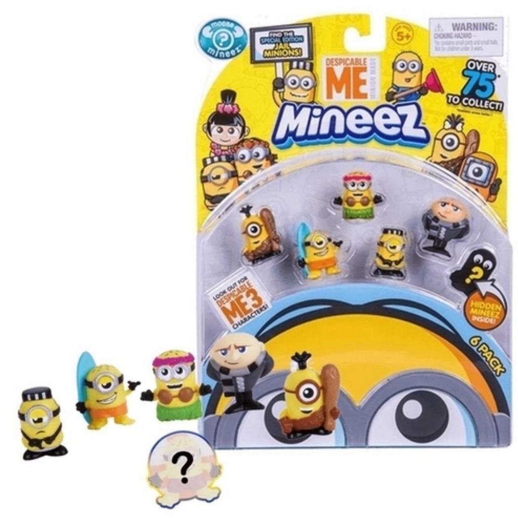 Kit Minions Com 6 Personagens - Mineez Minions Dtc | Shopee Brasil