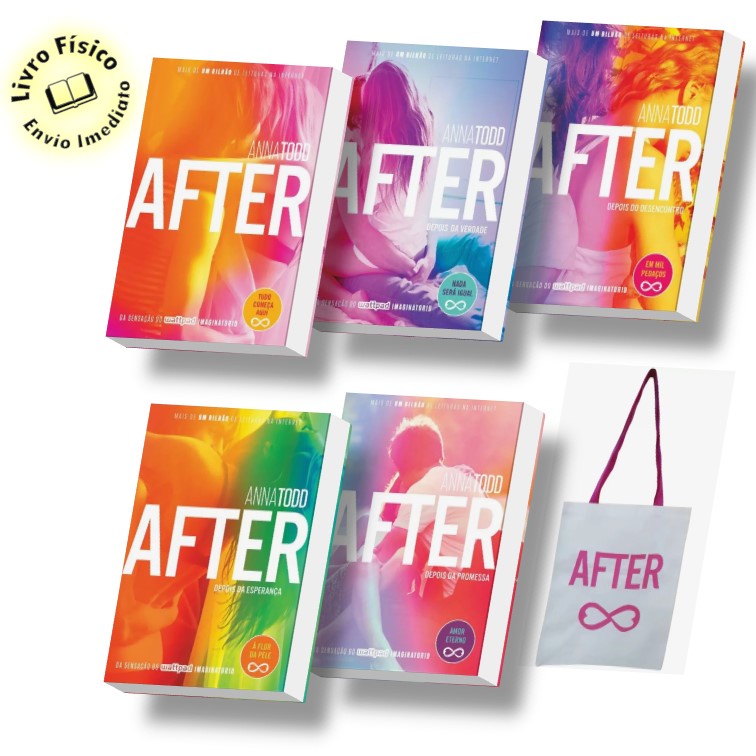 Kit 5 Livros After - Todd, Anna - Novo - Envio Rápido | Shopee Brasil