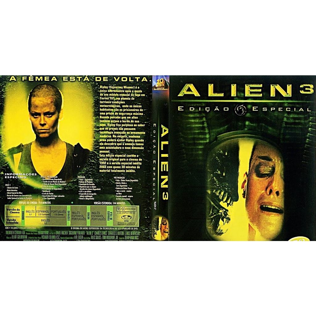 ALIEN 3 (1992) | Shopee Brasil