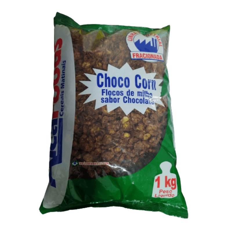 Cereal Matinal Choco Corn Sabor Chocolate AlcaFoods 1Kg | Shopee Brasil