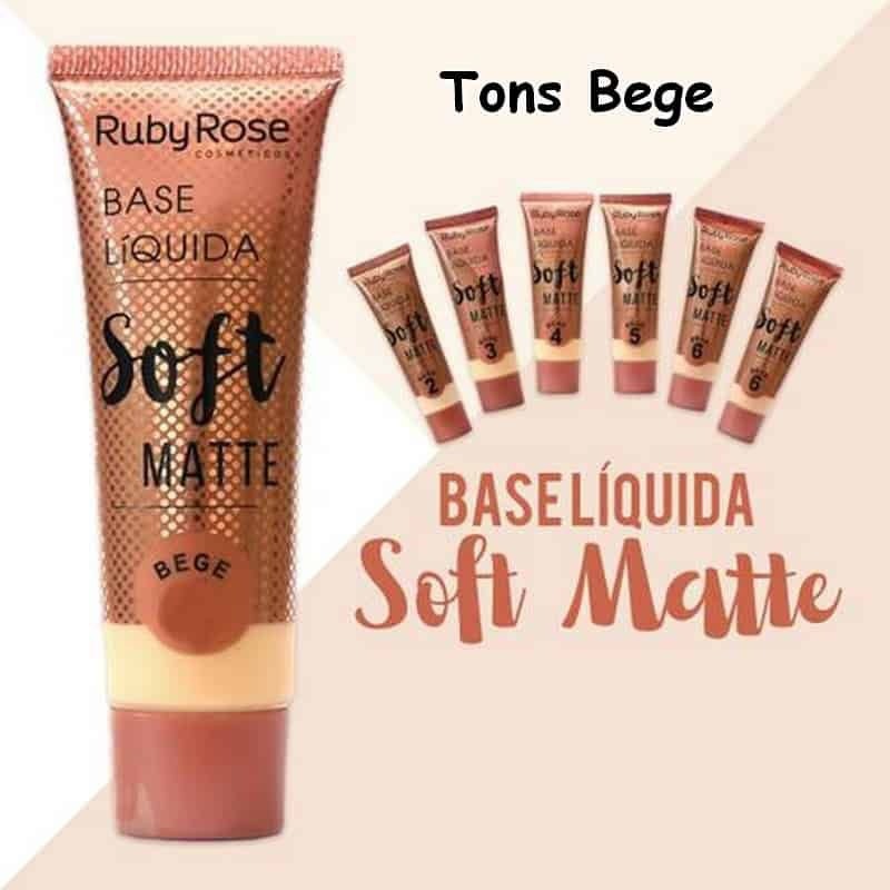 Base Liquida Soft Matte - Ruby Rose | Shopee Brasil