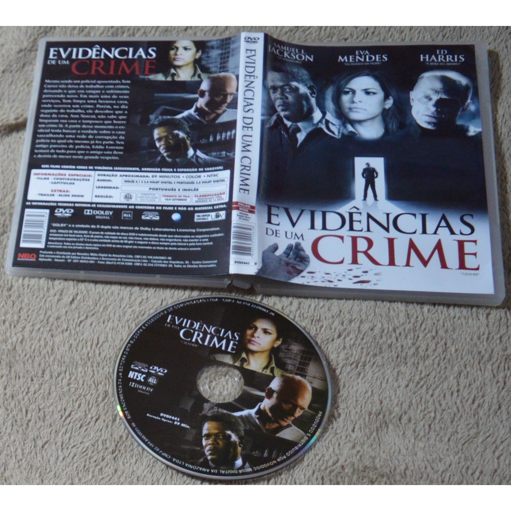 dvd original evidências de um crime | Shopee Brasil