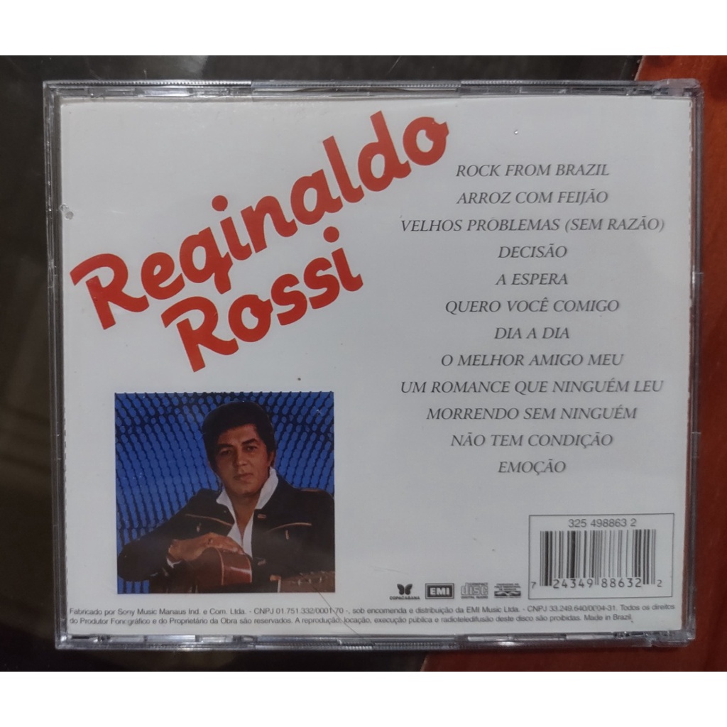 Cd Reginaldo Rossi - Rock From Brazil | Shopee Brasil