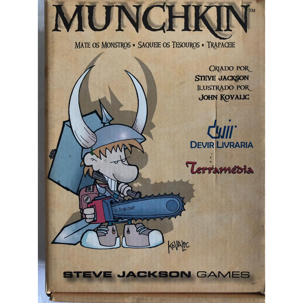 Munchkin Card Game Rpg Devir Edição Antiga Raro Edição de Colecionador ...