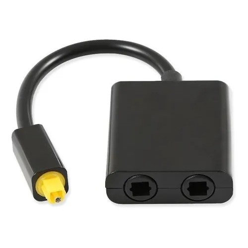Cabo Adaptador Y 2x1 Divisor Óptico Toslink Digital Splitter ...