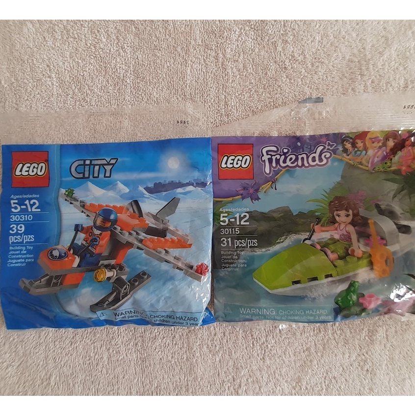 LEGO City Arctic Scout Plane 30310 5-12 anos (39 pçs) e LEGO Friends ...