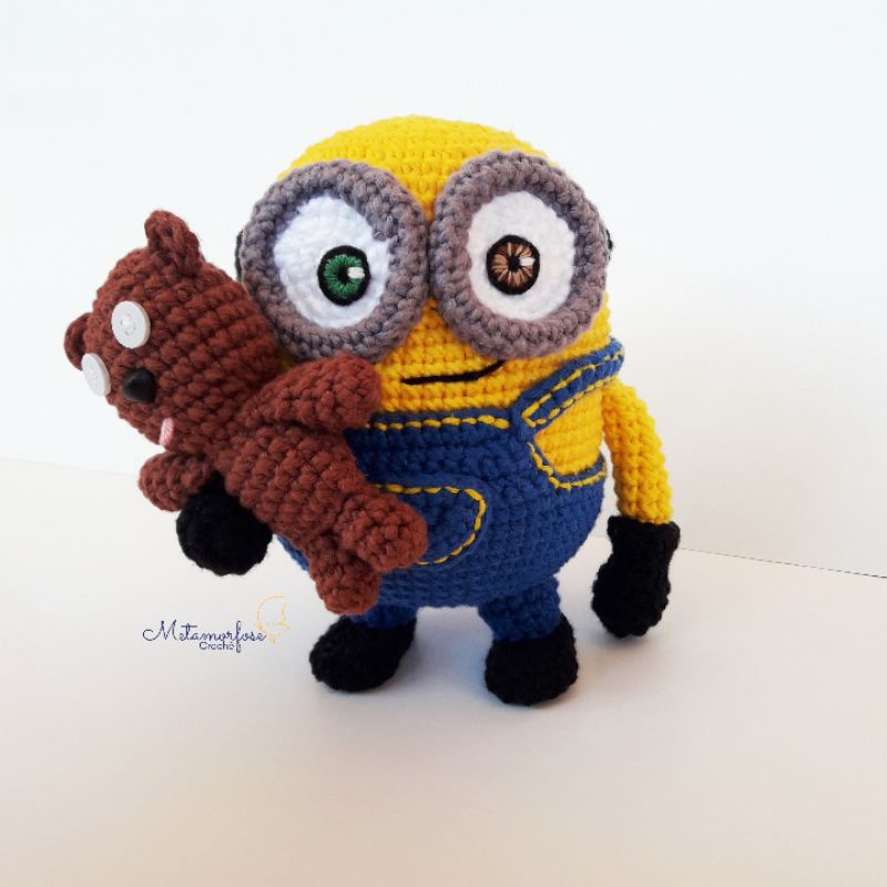 Minion Bob - Amigurumi | Shopee Brasil