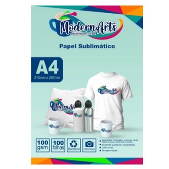 Papel Para Sublimação Fundo Rosa A4 com 100 folhas ModernArts | Shopee ...