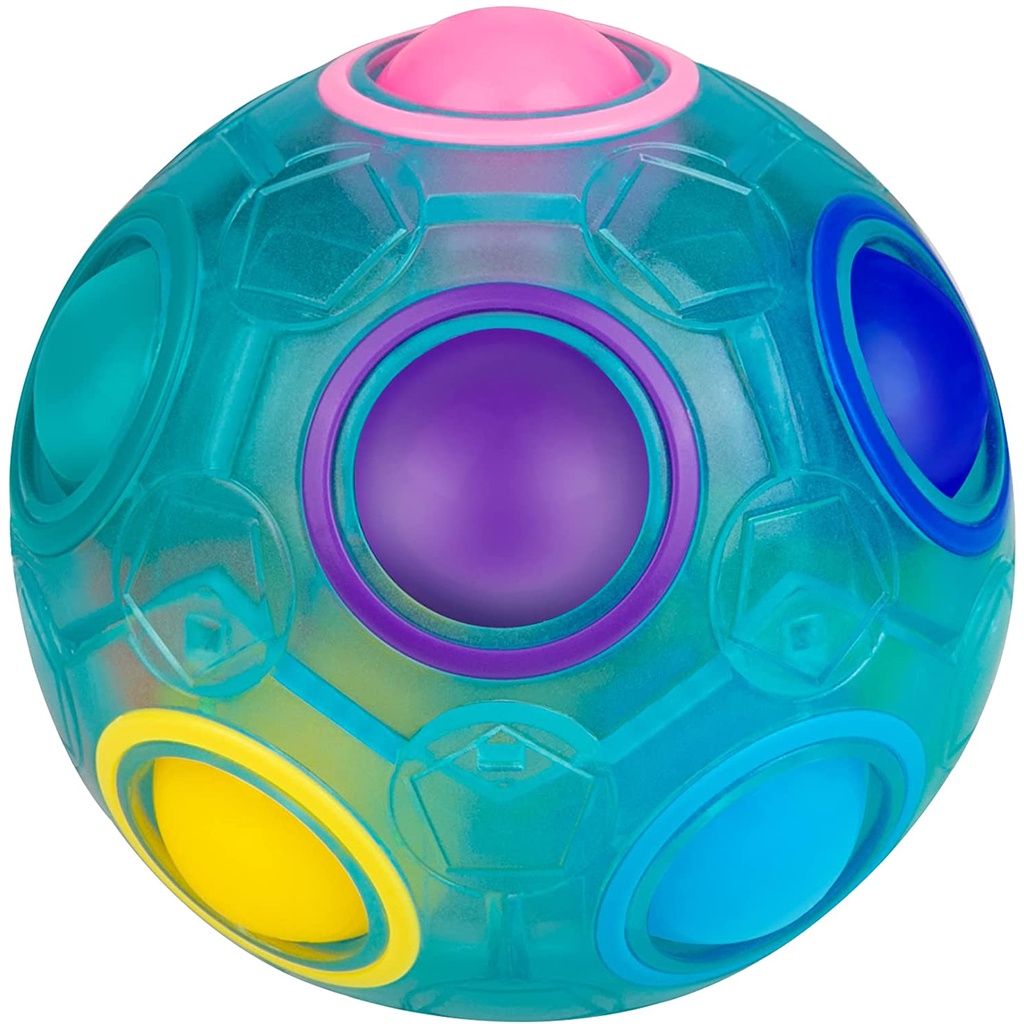 Magia Bola Rainbow Fidget Ball, Puzzle Bola Velocidade Cubo Educacional ...
