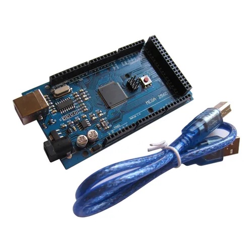 Placa Compatível Com Arduino Mega 2560 Ch340 Cabo Usb Shopee Brasil