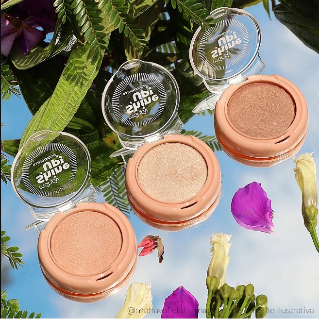 Iluminador Shine Up Mahav Compacto | Shopee Brasil