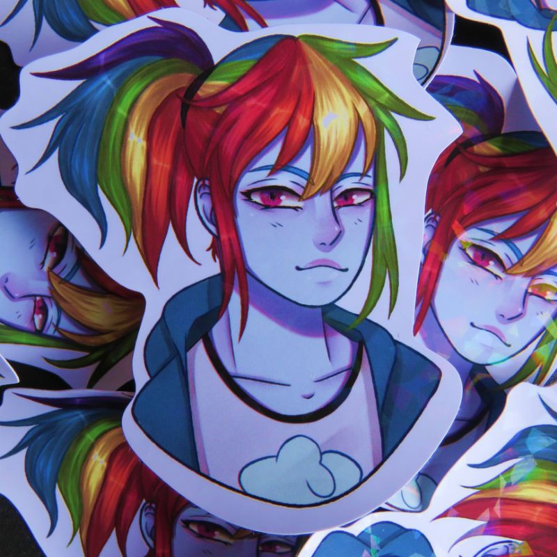 Adesivo Rainbow Dash My Little pony | Shopee Brasil