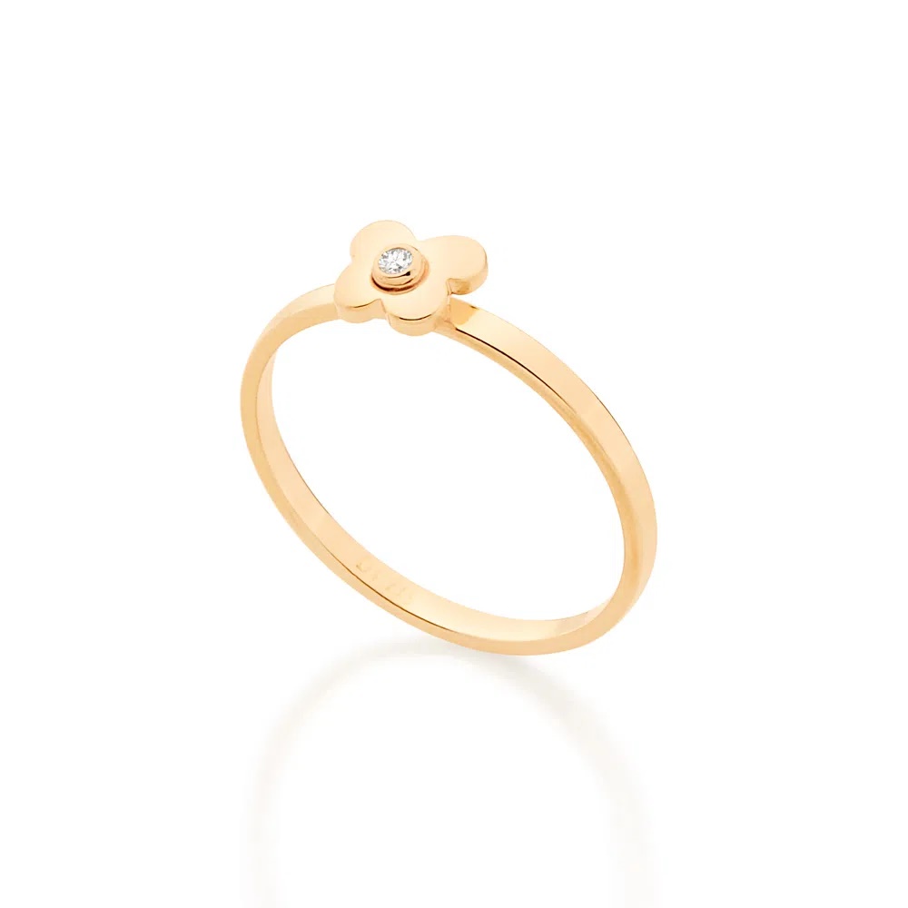 Anel infantil skinny ring com borboleta ROMMANEL - CODIGO: 512810 | Shopee Brasil