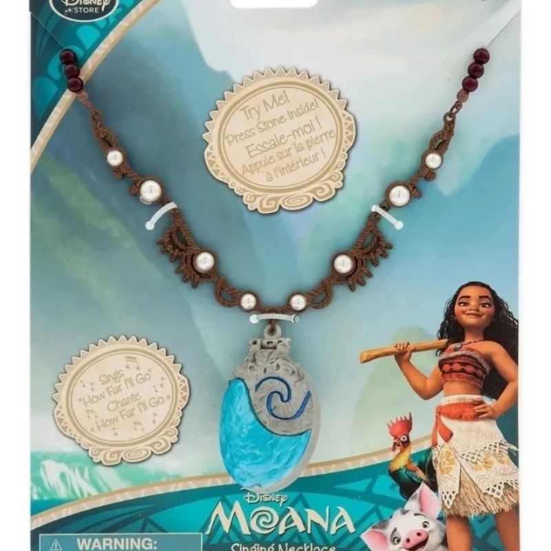 Colar Moana Musical Coração de Tefit Disney Store Shop Disney | Shopee ...