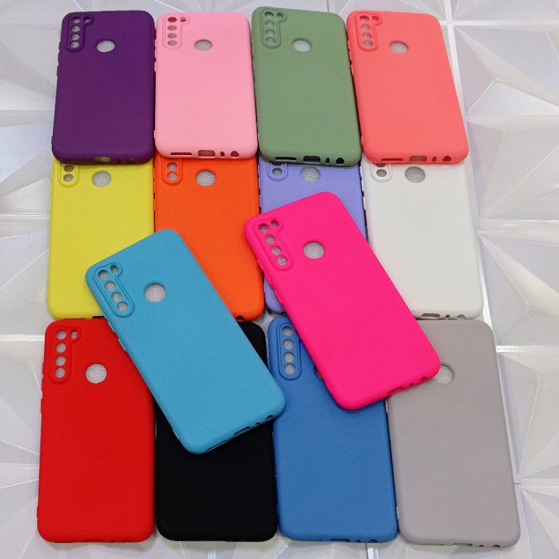 Capa Case Capinha Xiaomi Redmi Note 8 Silicone Basic Fechada Protege