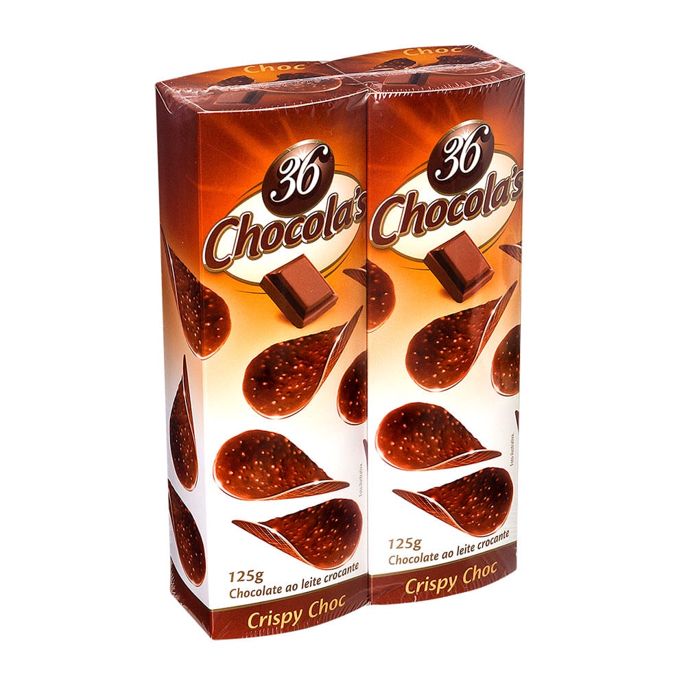 Crips Choc de Chocolate ao Leite e Chocolate Meio Amargo Chocola's Pack ...