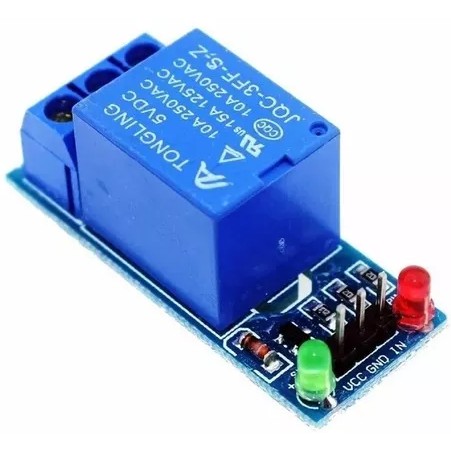 Módulo Relé 1 Canal 5V 10A com Led Indicador - Arduino Eletrônicos ...