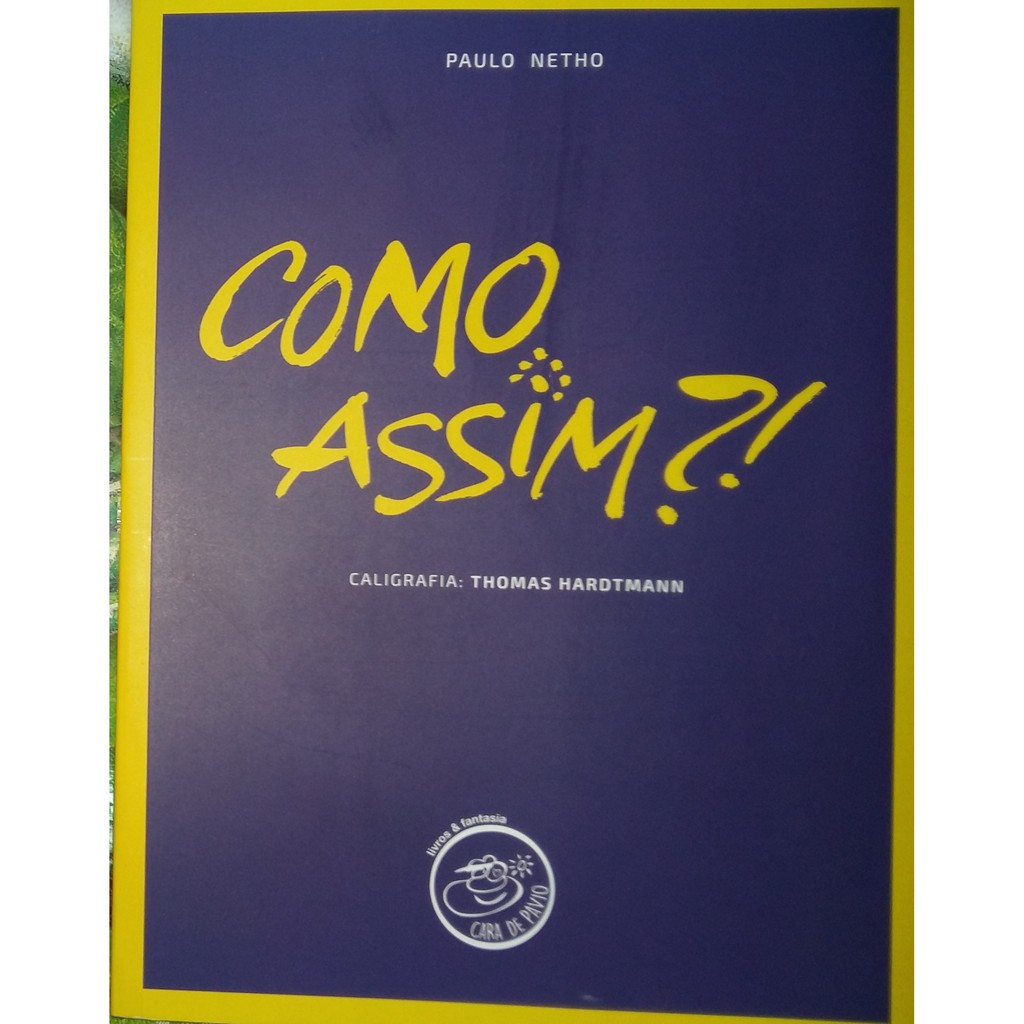 COMO ASSIM? - PAULO NETHO (AUTOGRAFADO) | Shopee Brasil