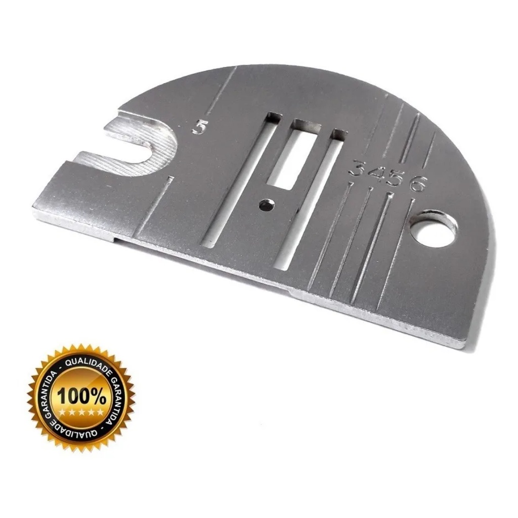 Chapa de Agulha com e sem dente Para Fazer Costura Reta Máquina de ...