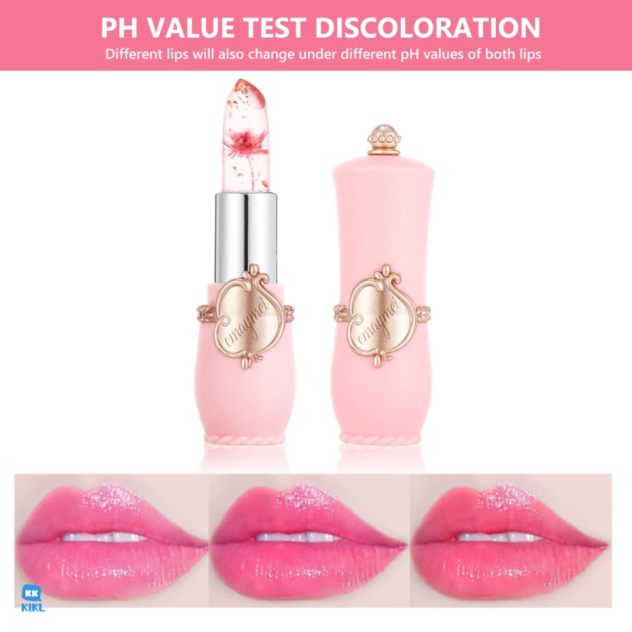 KIKL Flor Muda De Cor Batom Gloss Labial De Cristal Geléia Temperatura ...