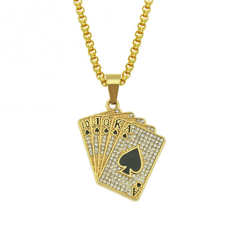 Estilo hip-hop Masculino Jogando Cartão Pingente Colar Joias | Shopee ... Estilo hip-hop Masculino Jogando Cartão Pingente Colar Joias | Shopee ...