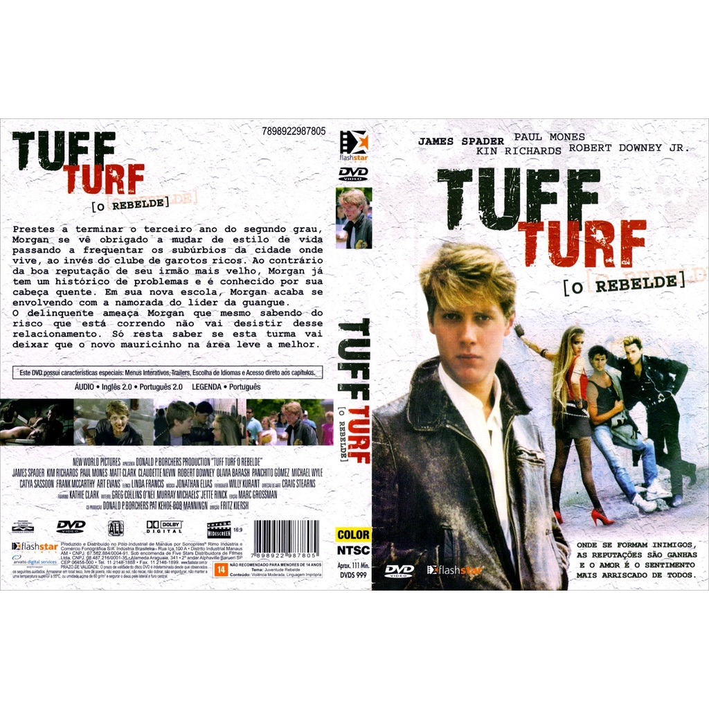 TUFF TURF: O REBELDE (1985) | Shopee Brasil
