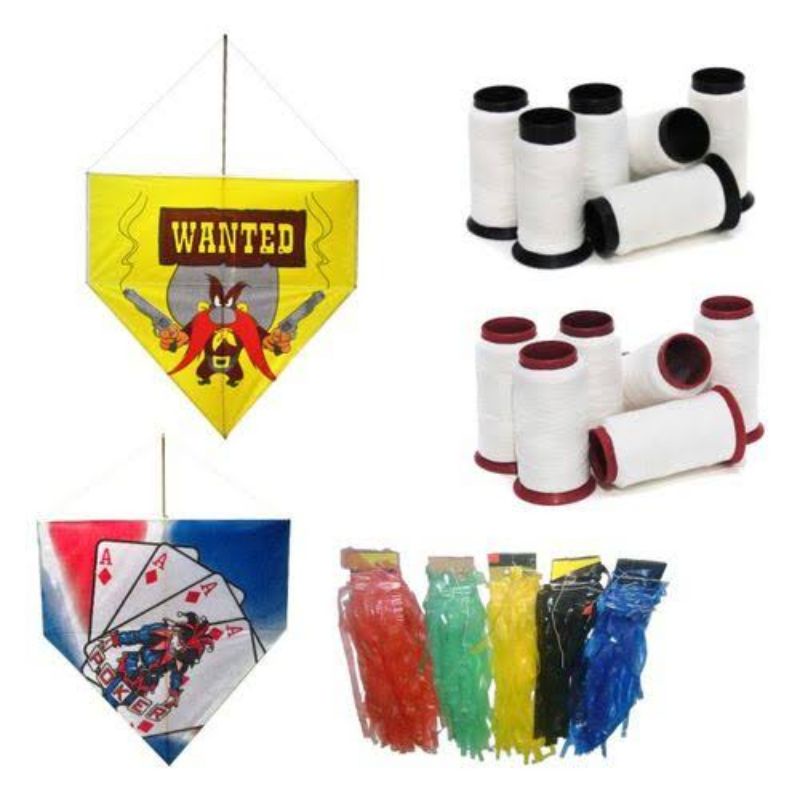 pipas kit com 25 pipas 45cm mais 12linhas 100jds e 50metros de rabiola ...