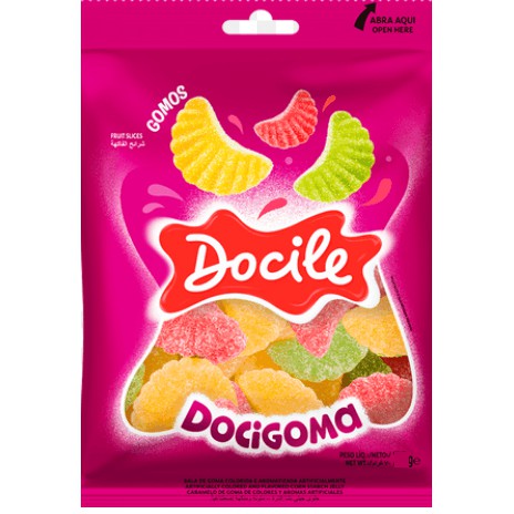 Bala Goma Gomos Docile (15 pacotes x 190g) Docigoma Sem Gluten | Shopee ...