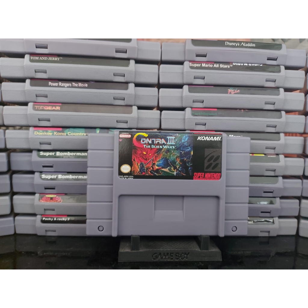 Jogo Super Nintendo Contra 3 | Shopee Brasil