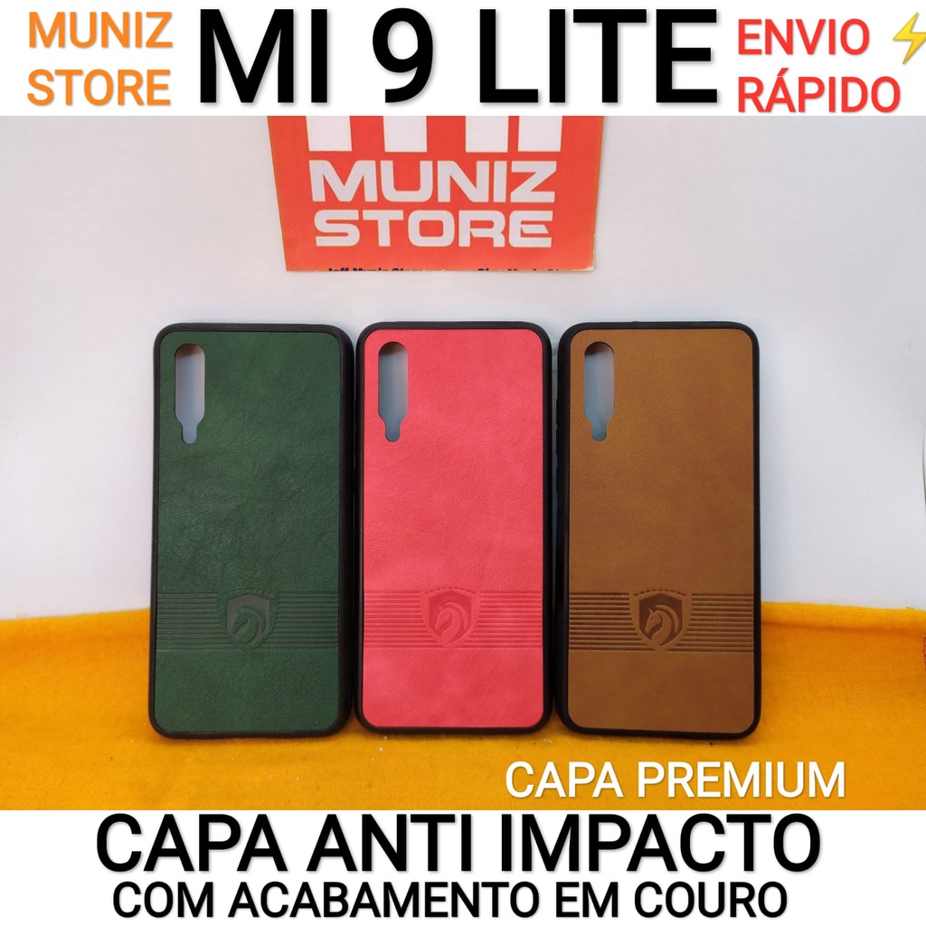 Capa Capinha Case Mi 9 Lite Xiaomi Premium H'Mastom Com Acabamento Em Couro - Anti Impacto ...