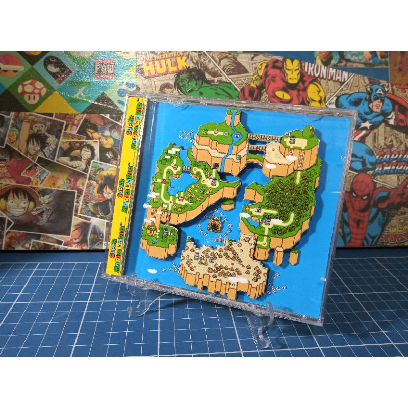 CD diorama - mapa super Mario world | Shopee Brasil