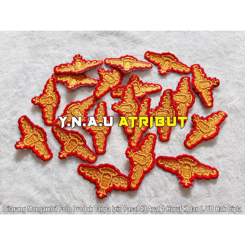 Distribuidores De PDL POLRI/WING Marine 3D Bordado Em Relevo | Shopee ...