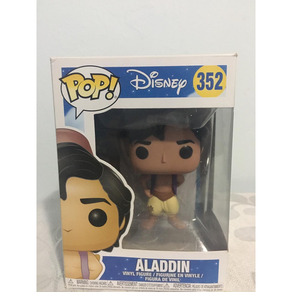 Funko Pop - Aladdin número 352 - Animação Aladdin - Disney | Shopee Brasil