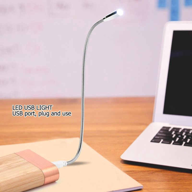 Mini-Usb Led Flexível Lâmpada De Leitura Luz Para Computador Portátil ...