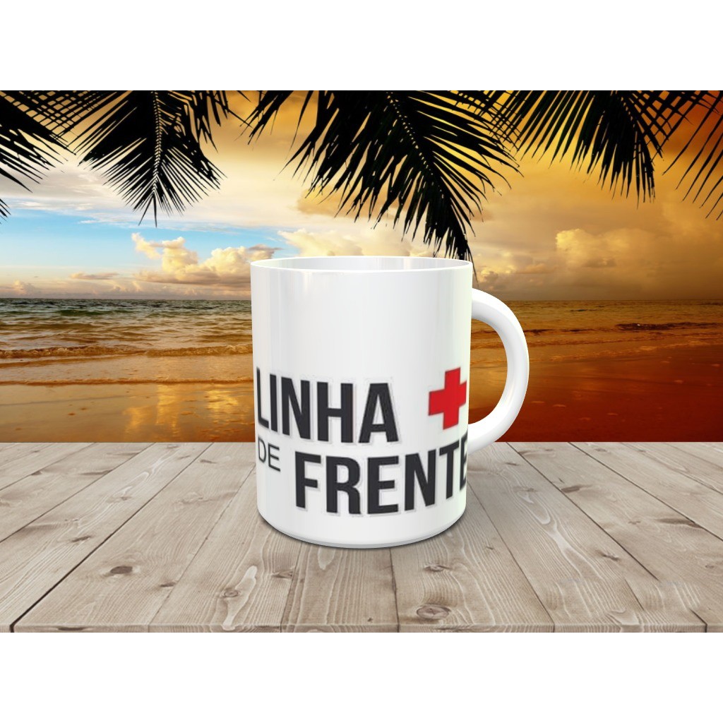 Caneca Linha de Frente | Shopee Brasil
