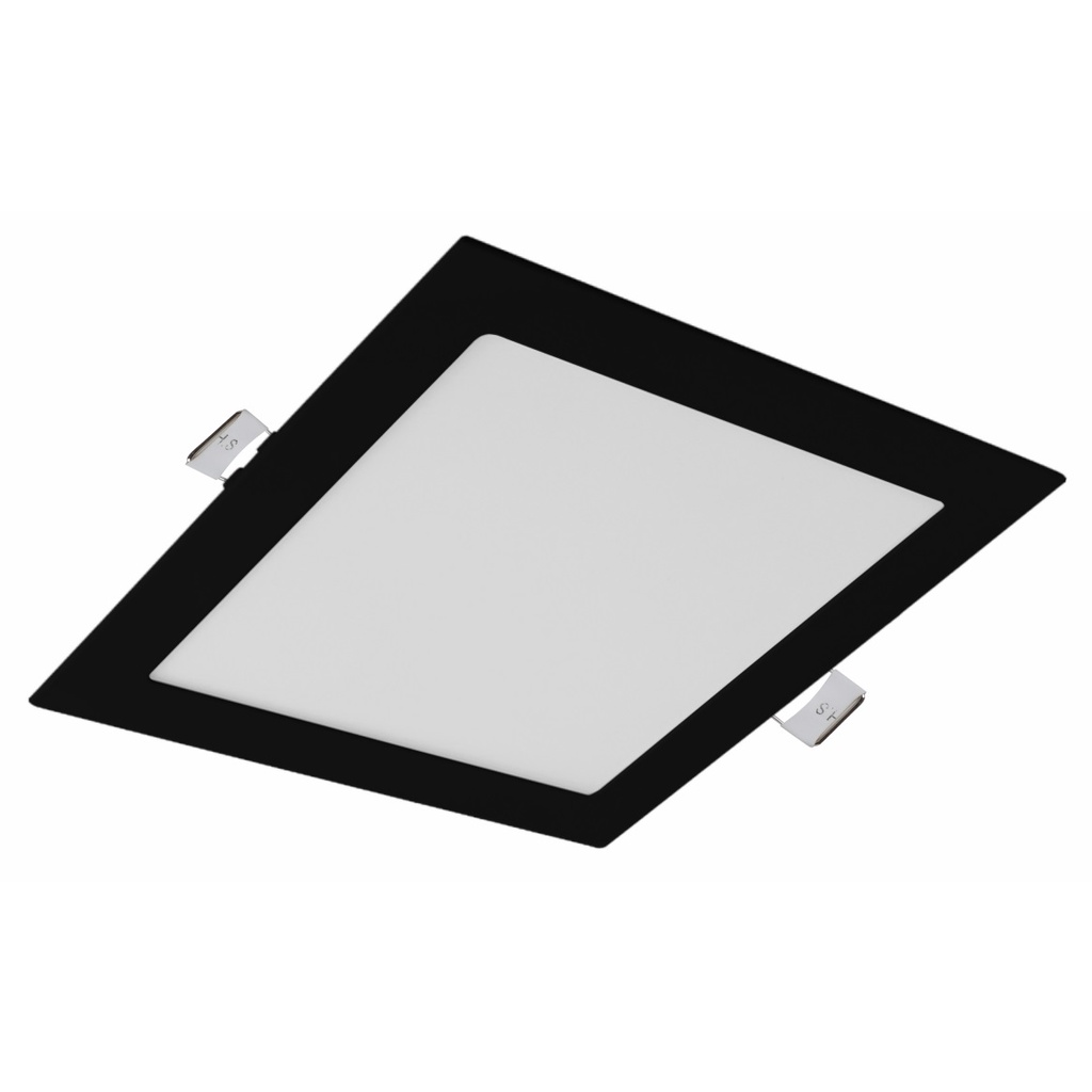 Plafon Embutir Quadrado Led 18w Painel Preto 22x22 Bivolt | Shopee Brasil