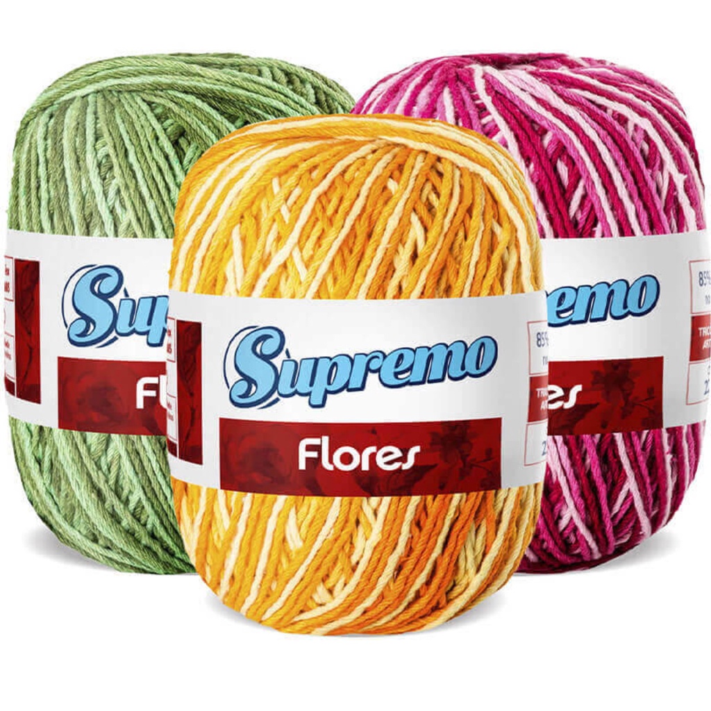 Supremo Flores 200 gramas 226 metros | Shopee Brasil
