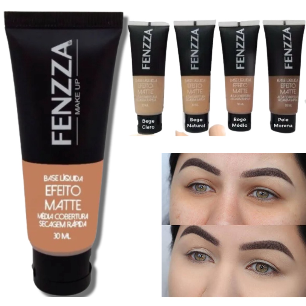 Base Maquiagem Make Fenzza Efeito Aveludado Matte Produto Original ...