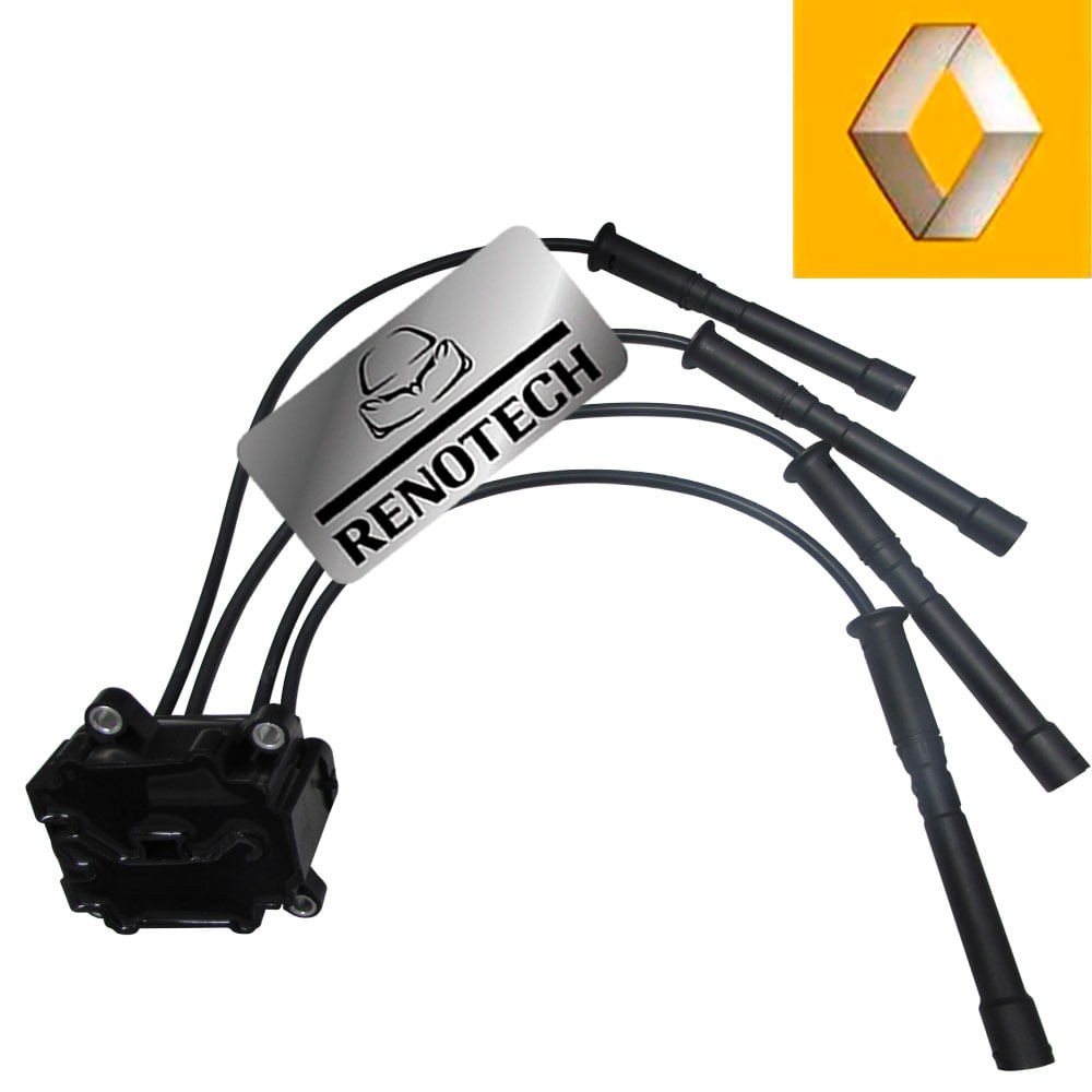 8200360911 - Bobina Ignição Com Cabos - Motor 1.0 16v D4d - Hi-flex ...