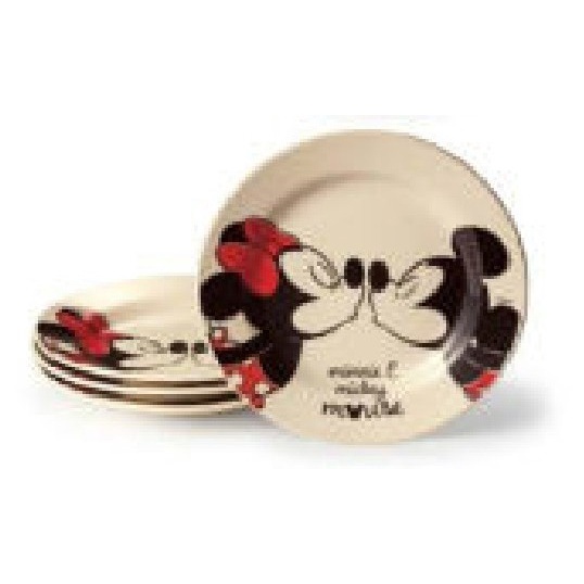 Prato Disney Mickey e Minnie, Pratos Decorados | Shopee Brasil