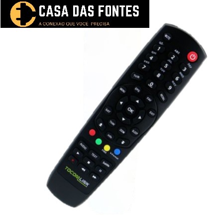 Controle Remoto para Receptor Tocomlink Cine HD - 8034 Tocom Link ...