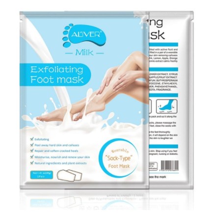 Esfoliante Peeling Meias Tipo Footner Efero - Pés de Bebê (1 Par ...