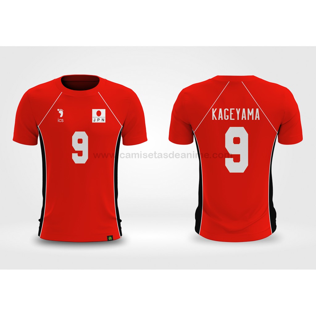 Camiseta Uniforme Haikyuu Monster Generation kAGEYAMA 9 | Shopee Brasil