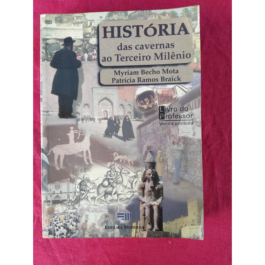 Livro História das cavernas ao terceiro milenio | Shopee Brasil