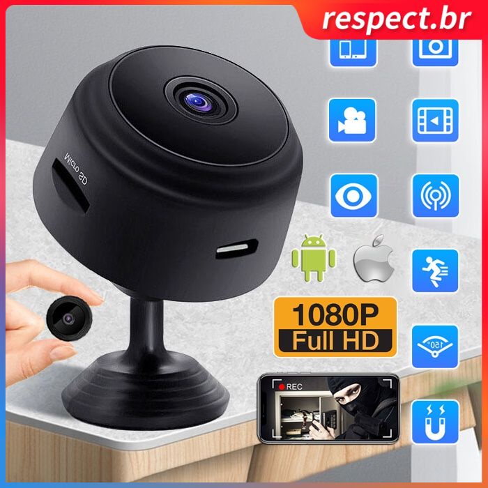 A9 1080P Hd Mini Câmera Escondida Pequena Portátil Sem Fio Mini ...